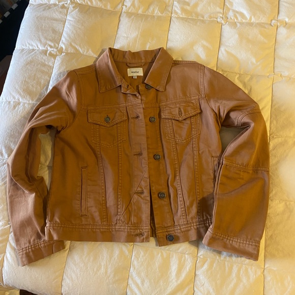 Jackets & Coats | Tan Denim Jacket | Poshmark